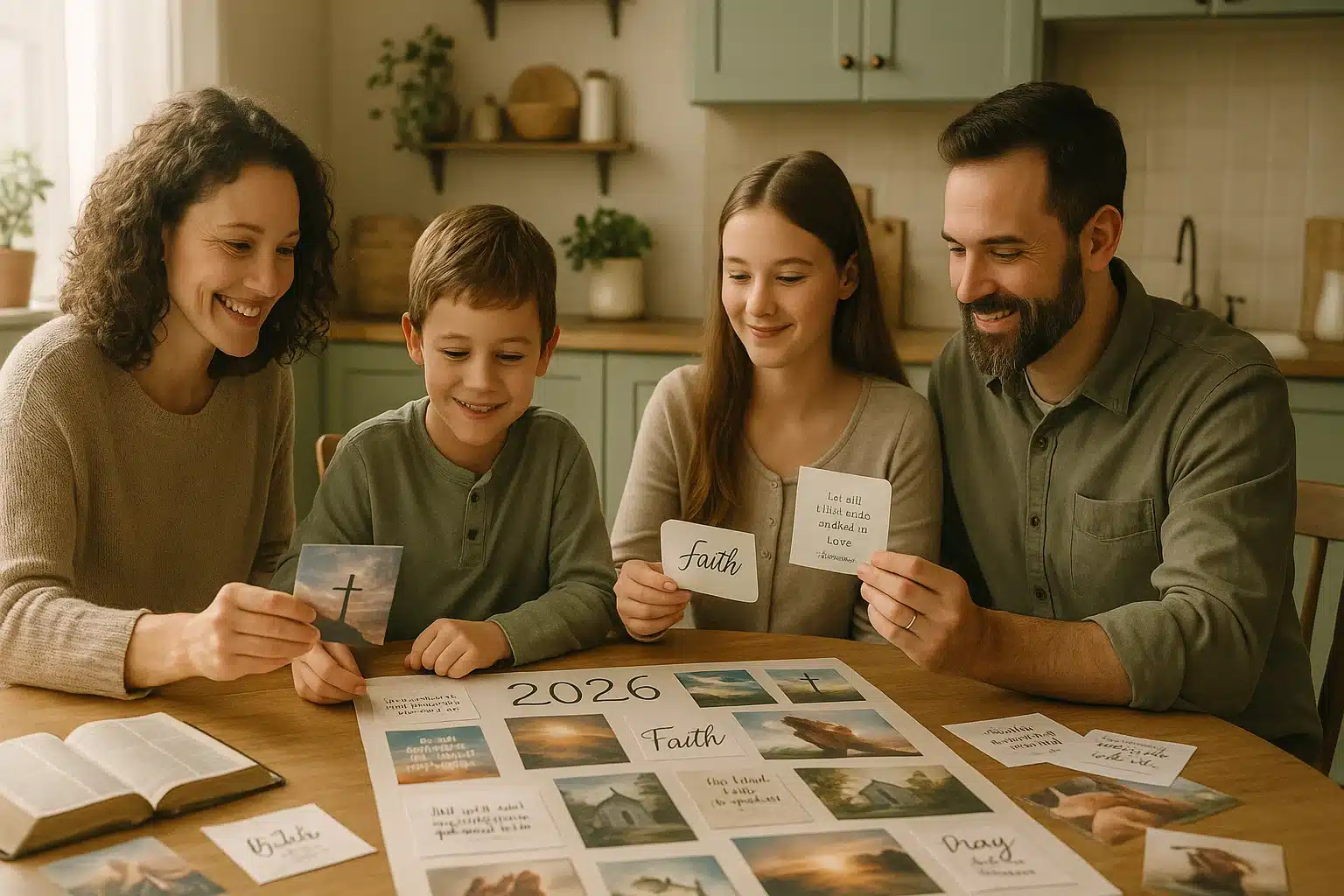 Christian Family Vision Board Ideas for 2026 (Faith-Filled Goal Setting)